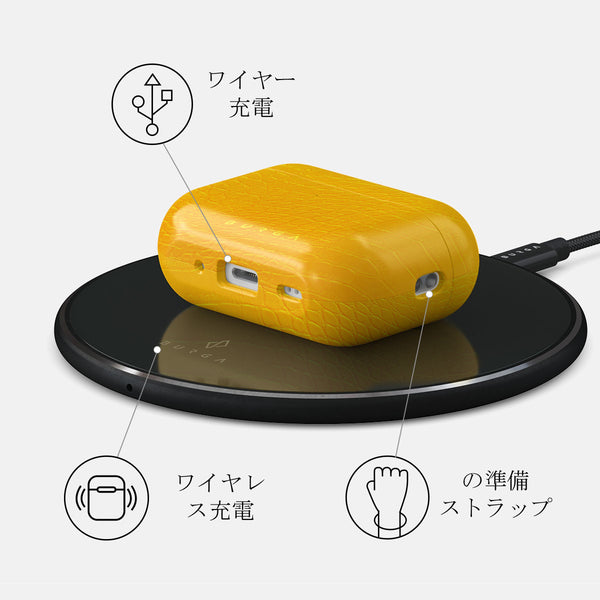 Canary Yellow - Apple Airpods Pro 2 ケースカバー | BURGA