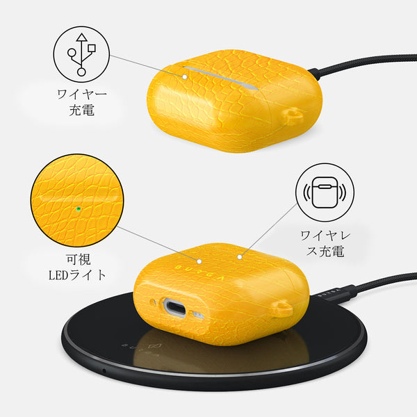 Canary Yellow - Apple AirPods 4 ケースカバー | BURGA